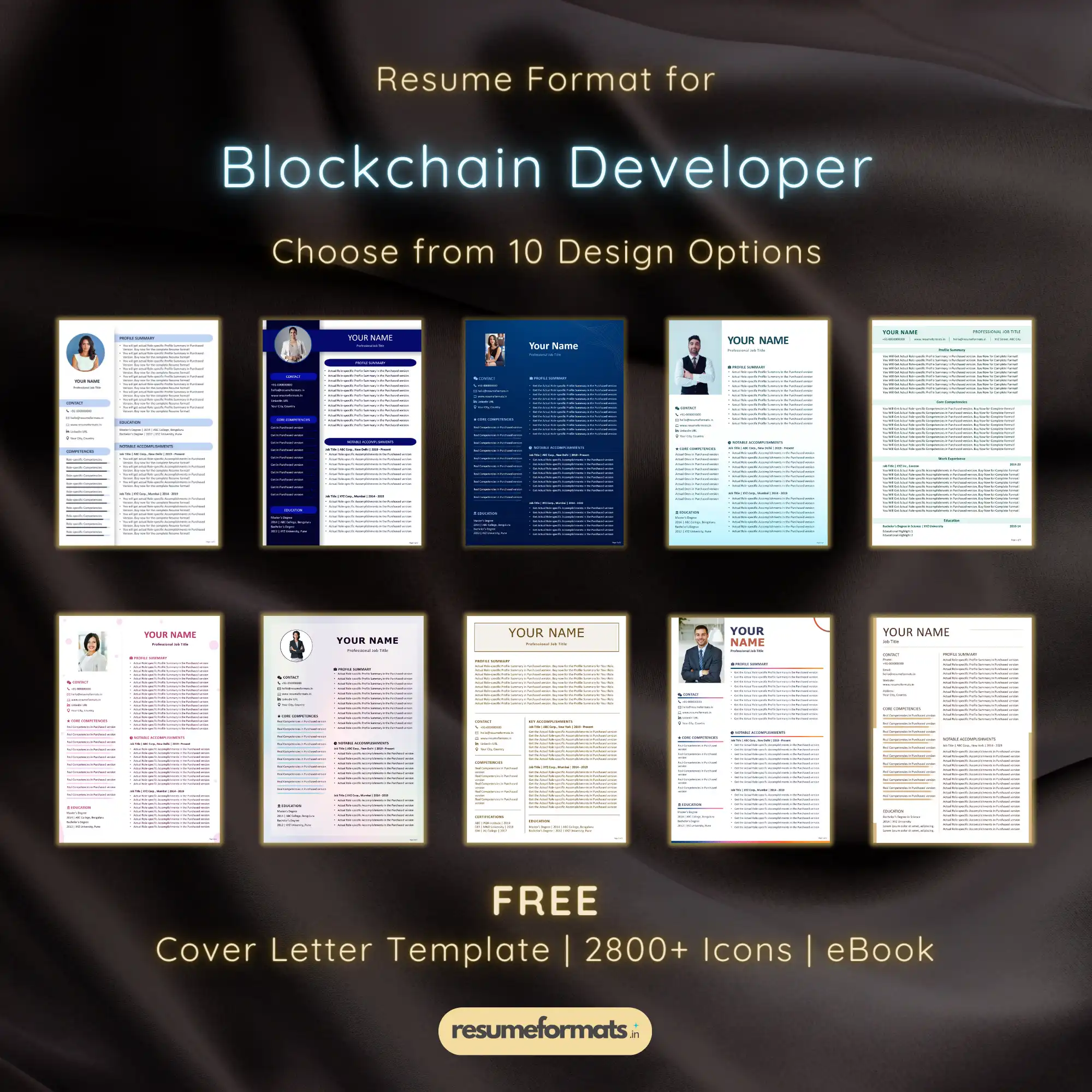 Blockchain Developer Resume Format – ResumeFormats.in